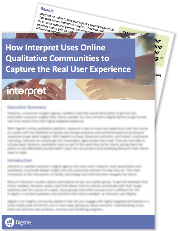How Interpret Uses Online Qualitative Communities to Capture the Real ...